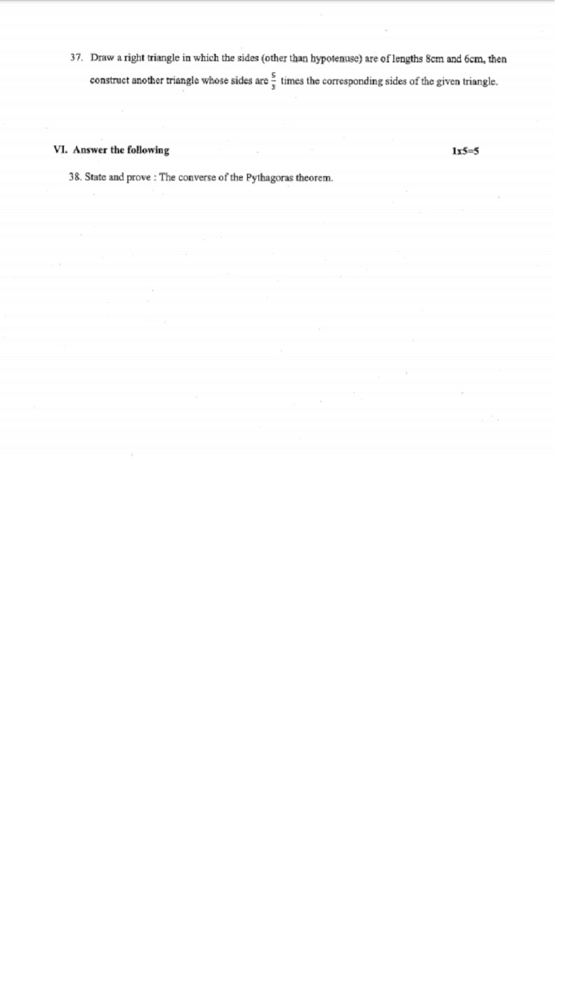 SSLC 2019-20 – Model Question paper-2– Mathematics - Online tutorials